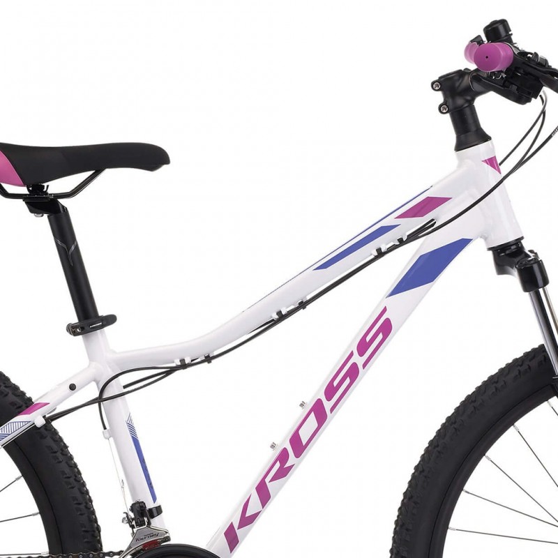 Rower górski MTB KROSS Lea 3.0 White 26" 2022