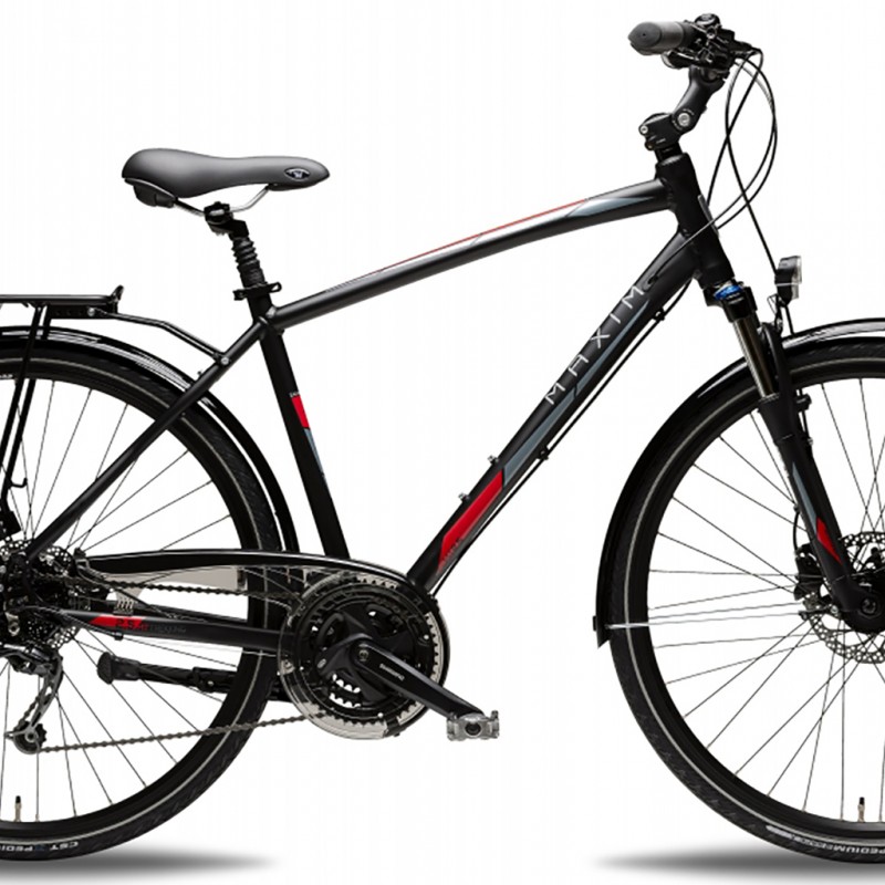 Rower trekkingowy MAXIM MT 2.5 M Czarny 2023 - wrosport.pl