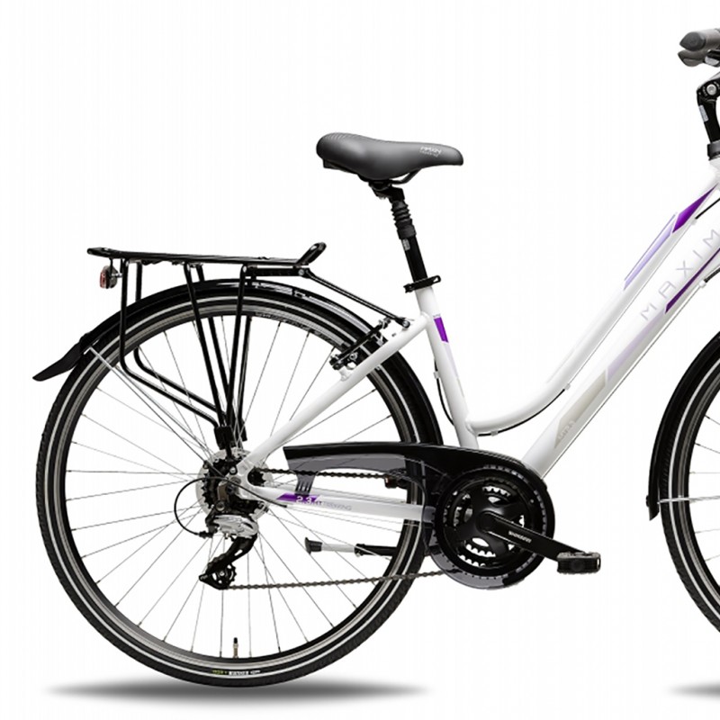 Rower trekkingowy MAXIM MT 2.3 W Biały - Wrosport.pl