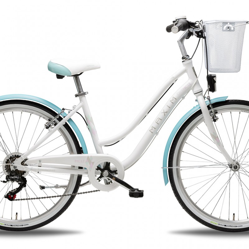 Rower miejski MAXIM MC 1.1 Biały - Wrosport.pl