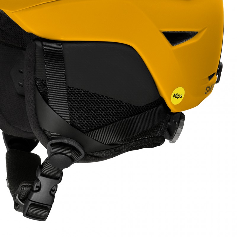 Kask narciarski Smith Level Mips Matte Gold Bar - wrosport.pl
