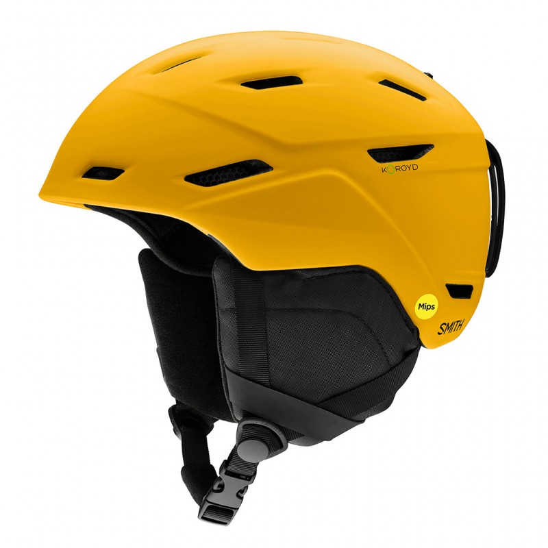 Kask narciarski Smith Mission Mips Matte Gold Bar - wrosport.pl
