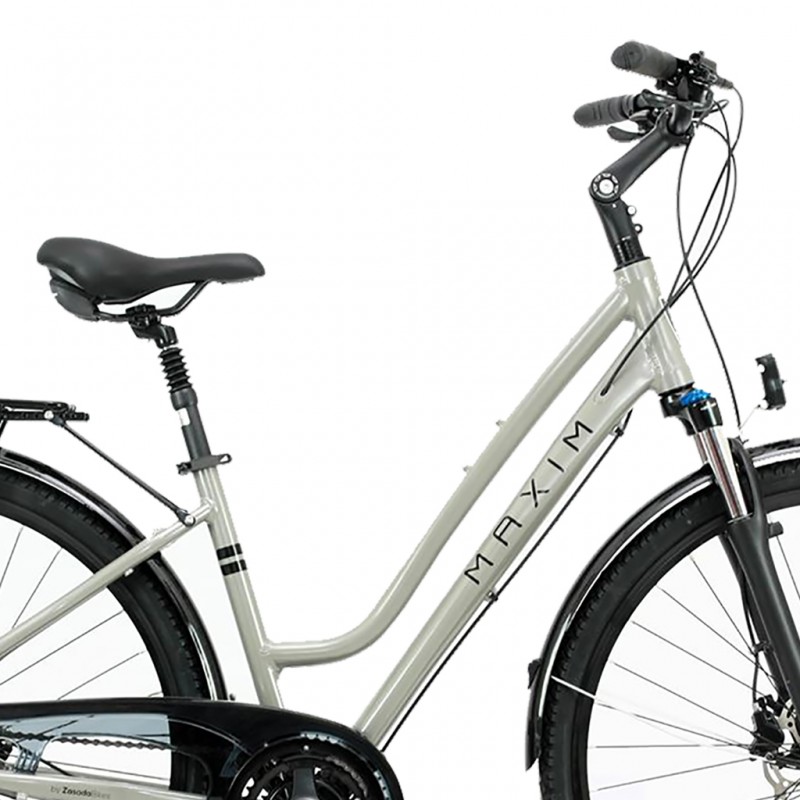 Rower trekkingowy MAXIM MT 2.4 + W Szary - wrosport.pl