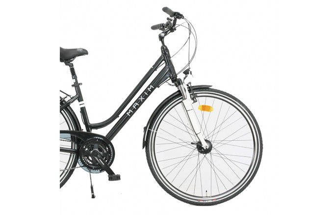 Rower trekkingowy MAXIM MT 2.3 W Czarny - wrosport.pl