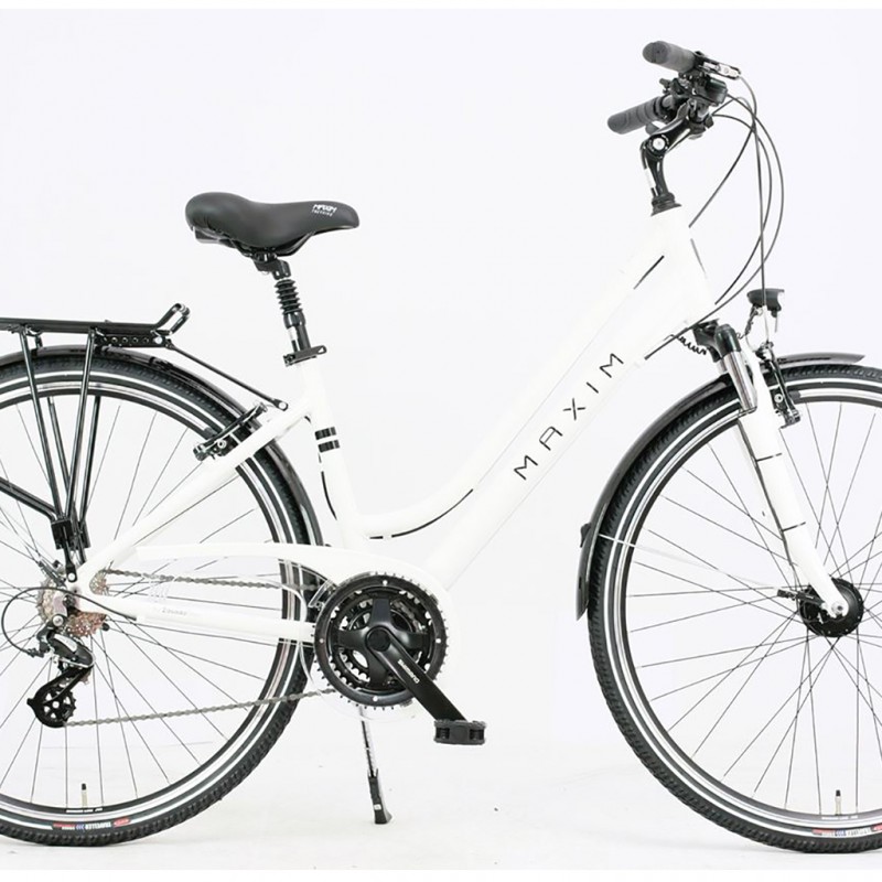 Rower trekkingowy MAXIM MT 2.3 W Biały - wrosport.pl