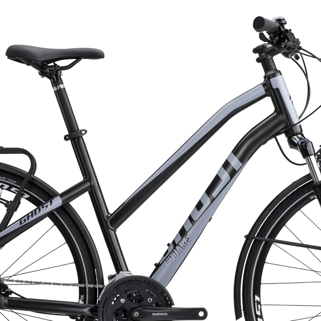 Rower trekkingowy GHOST Square Trekking Essential AL Czarny - Wrosport.pl