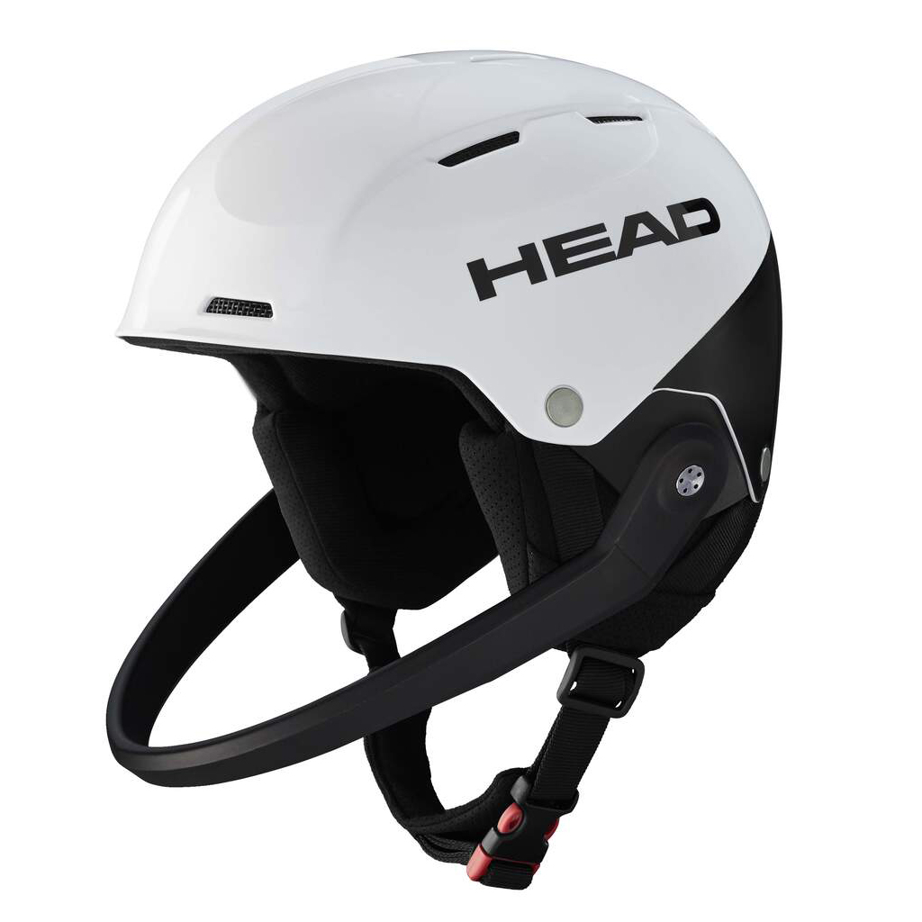 Kask HEAD Team SL z gardą Biało Czarny - Wrosport.pl