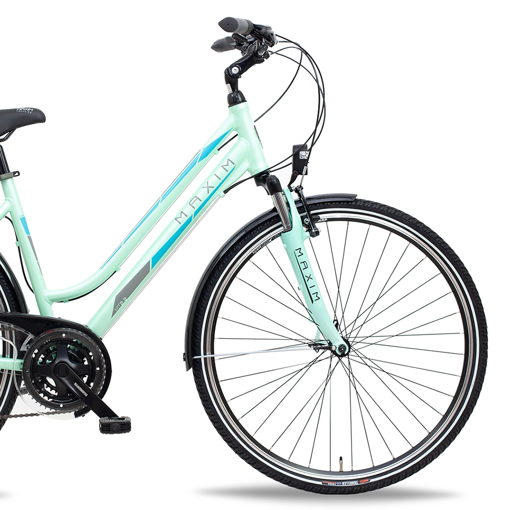 Rower trekkingowy MAXIM MT 2.2 W Seledynowy - Wrosport.pl