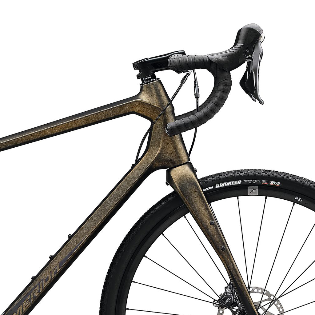 Rower gravelowy MERIDA Silex 7000 Silk Sparkling Gold 2023 - wrosport.pl