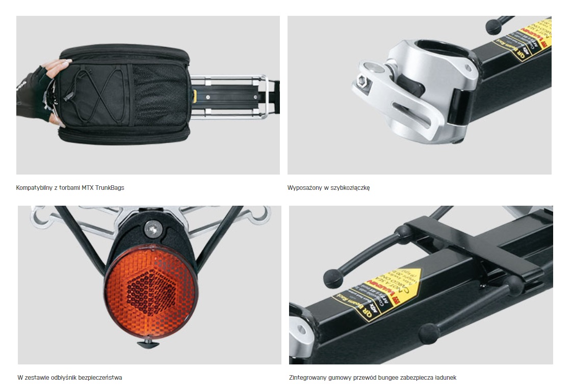 Bagażnik rowerowy TOPEAK MTX Beam Rack MTX E prosty
