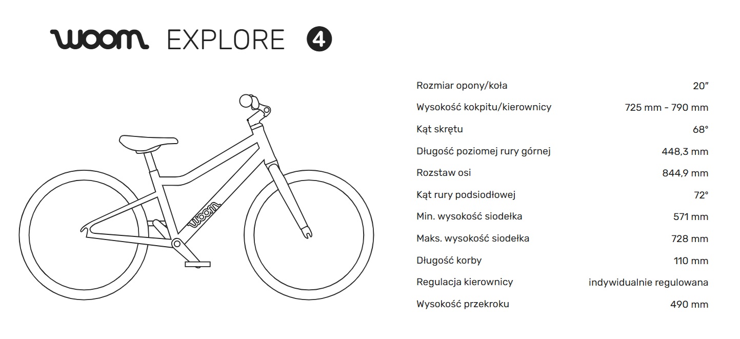 Rower dziecięcy WOOM Explore 4 Koralowy - Wrosport.pl